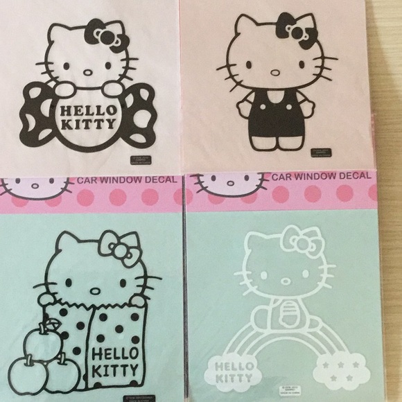 Sanrio | Other | Hello Kitty Car Window Decal 2 For 2 | Poshmark